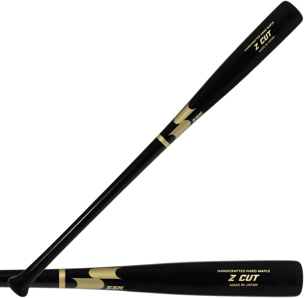 SSK Z Cut Maple Wood Baseball Bat - Made in Japan - Balanced - Durable ...