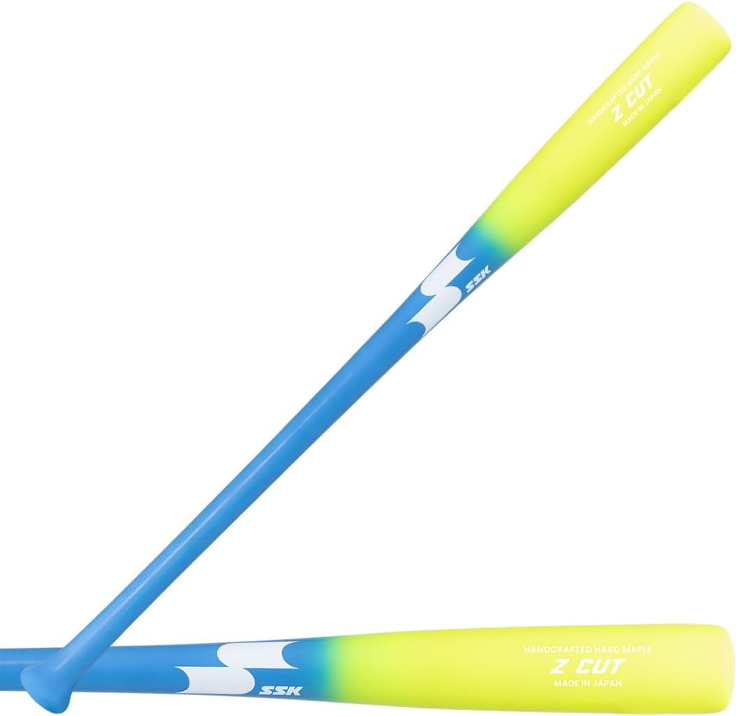 SSK Z Cut Maple Wood Baseball Bat - Made in Japan - Balanced - Durable ...