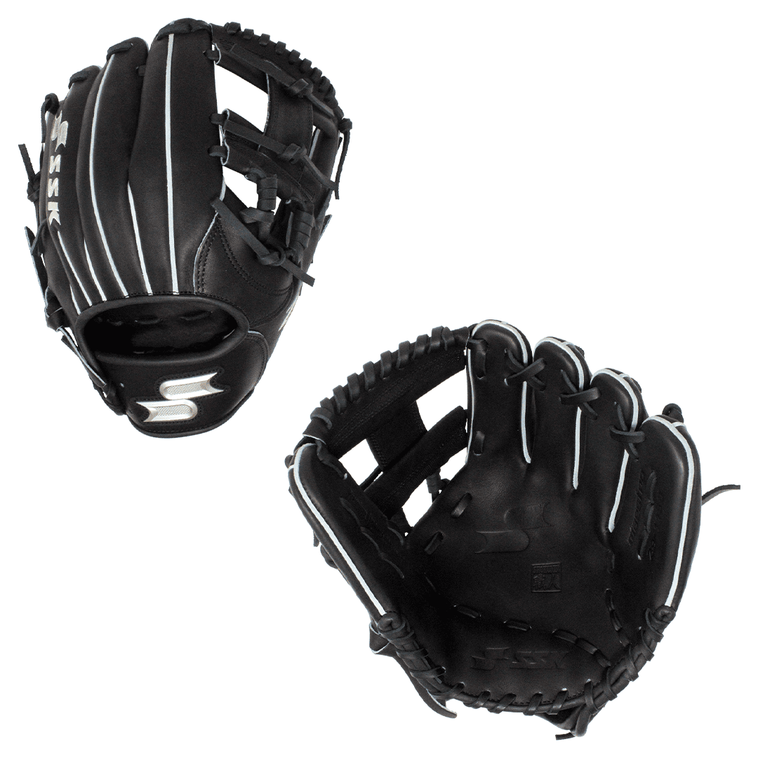 SSK Z9 Maestro 11.5" Infield Baseball Glove Z9-1150BLKSLV1 - Walmart.com