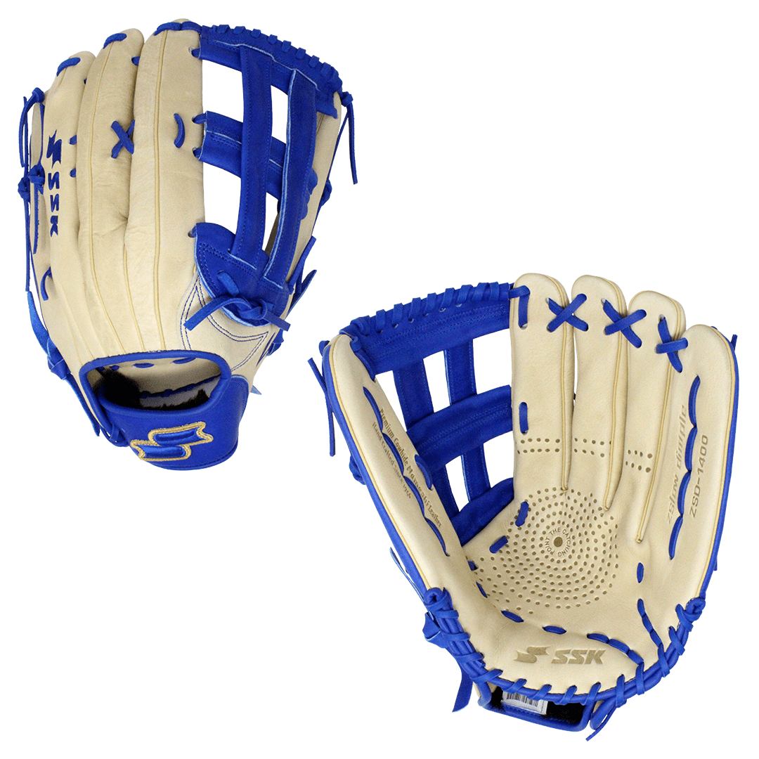 SSK ZSLOW DIMPLE 14" Slowpitch Softball Glove ZSD-1400CMLRYL3 - Walmart.com