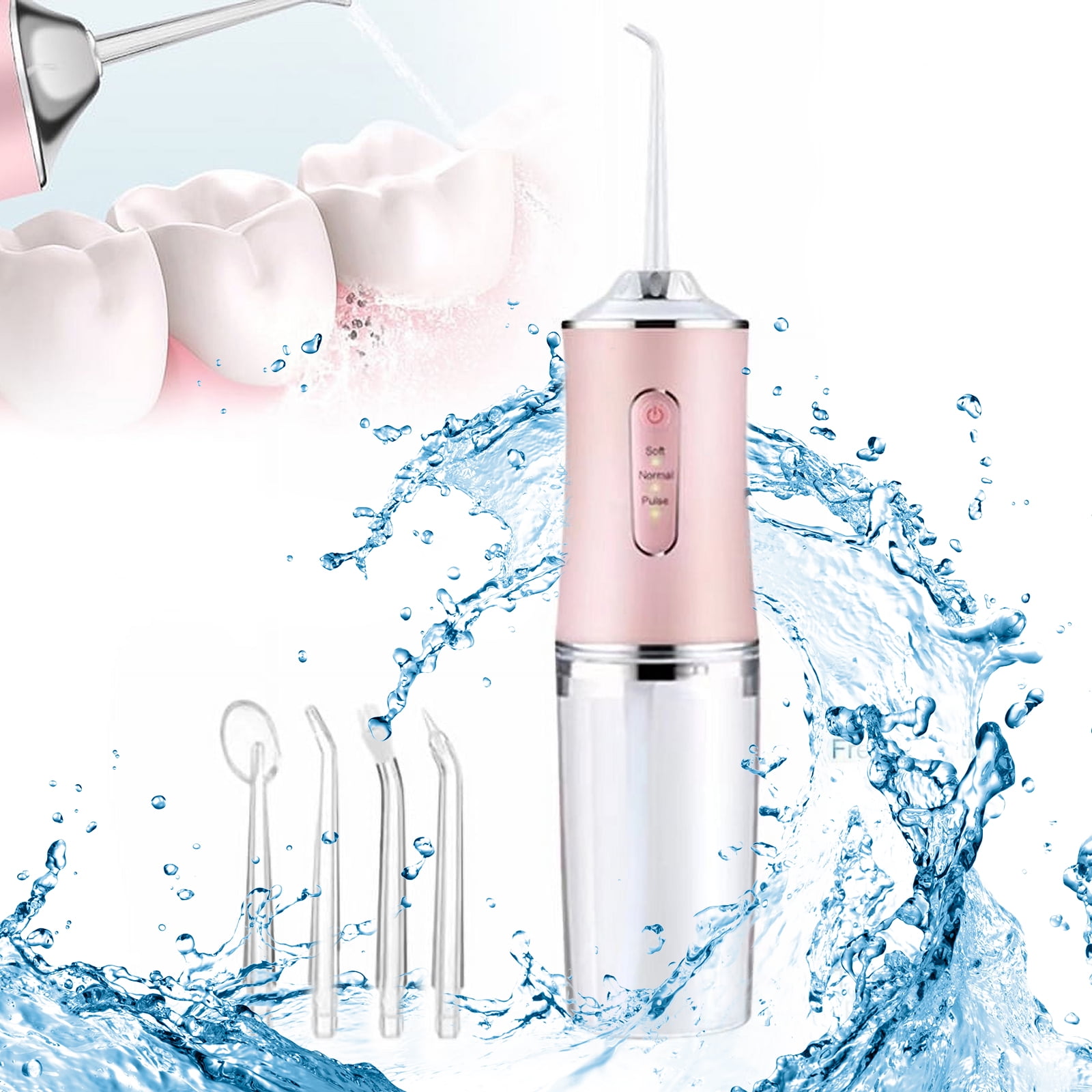 SSKDBFJG Water Flosser - Portable Cordless Teeth Flosser Rechargeable ...