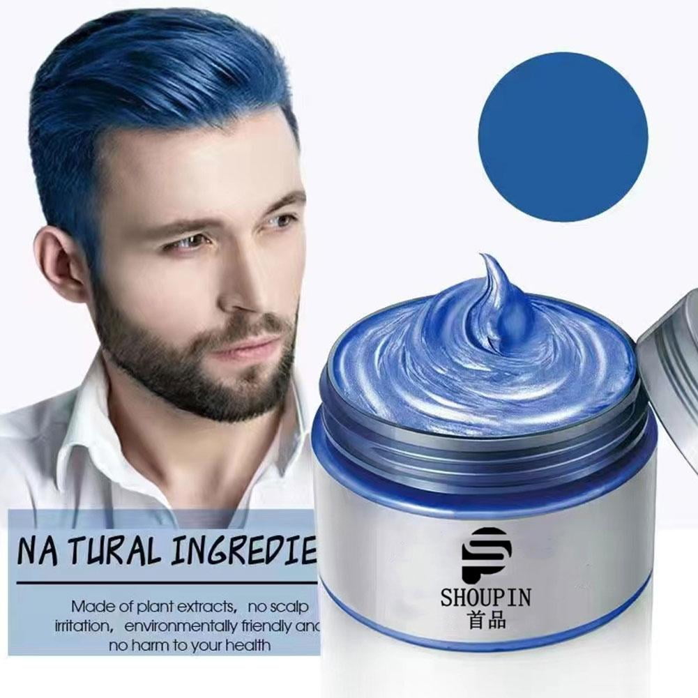 SSKFHGI 100ml Hair Color Wax Mud DIY Dye Cream Unisex Washable Modeling ...