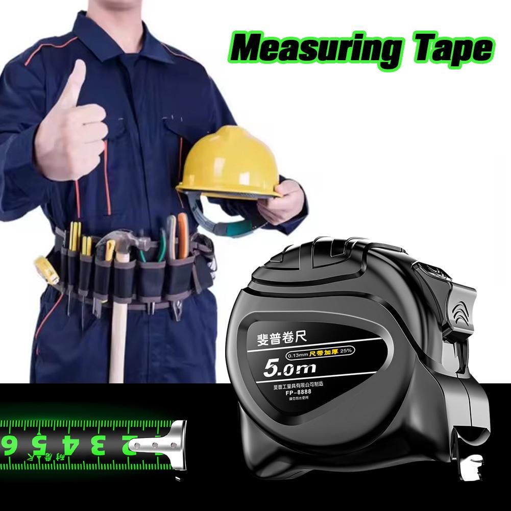 SSKFHGI 10m*25mm Feipu Fluorescent Tape Measure 5 Meters Widened 7.5 ...