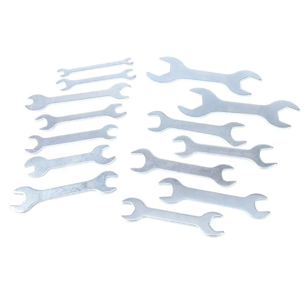 SSKFHGI 14-Piece Set Jiuling Open End Wrench 5.5-24mm Single-Head ...