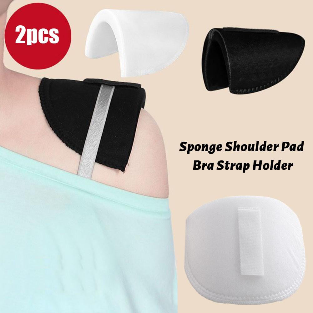 SSKFHGI 1cm White Pair Of Suit Shoulder Pads Clothes Jacket Anti-Slip ...