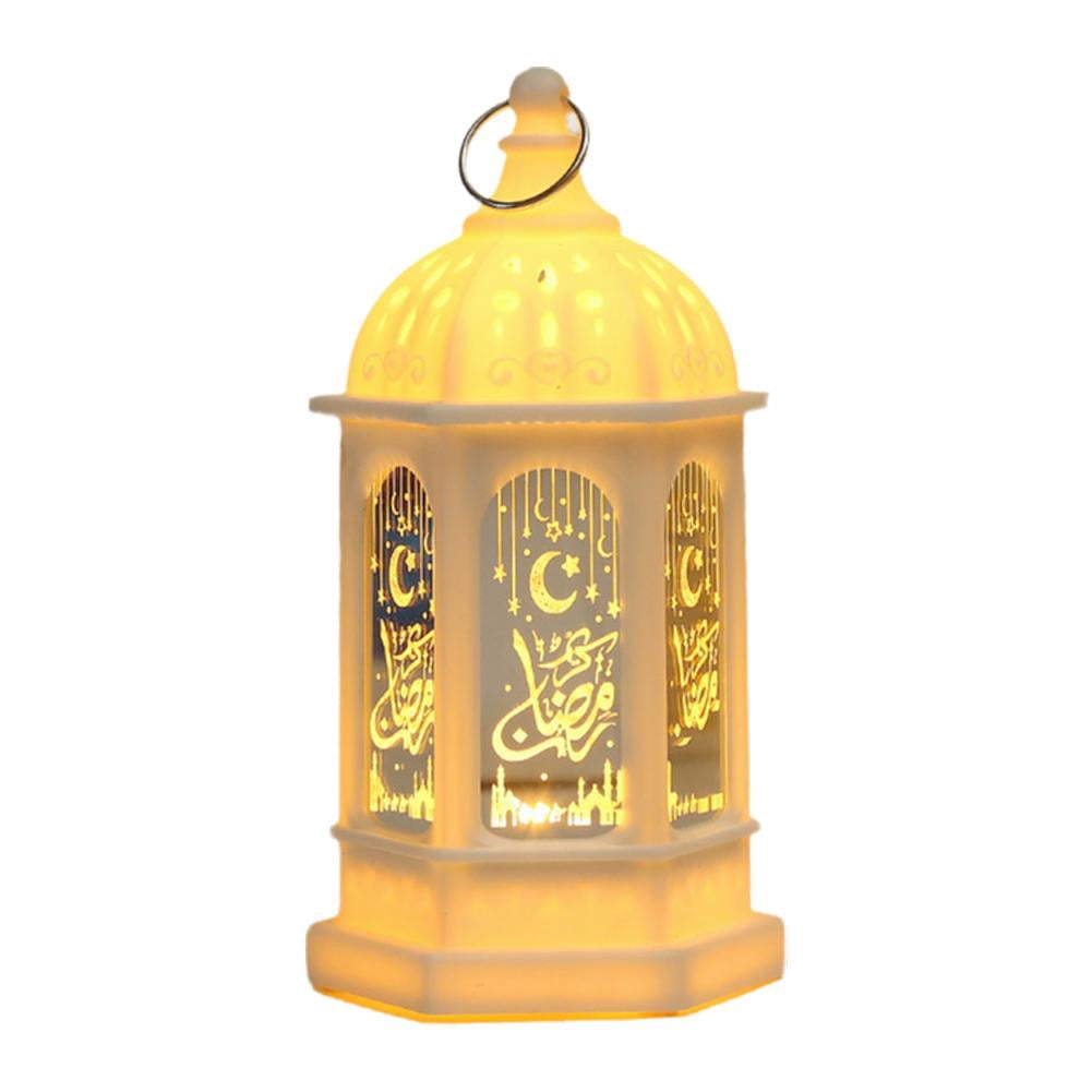 SSKFHGI 2024 New EID Mubarak LED Lights Lamp Party Moon Star Castle ...