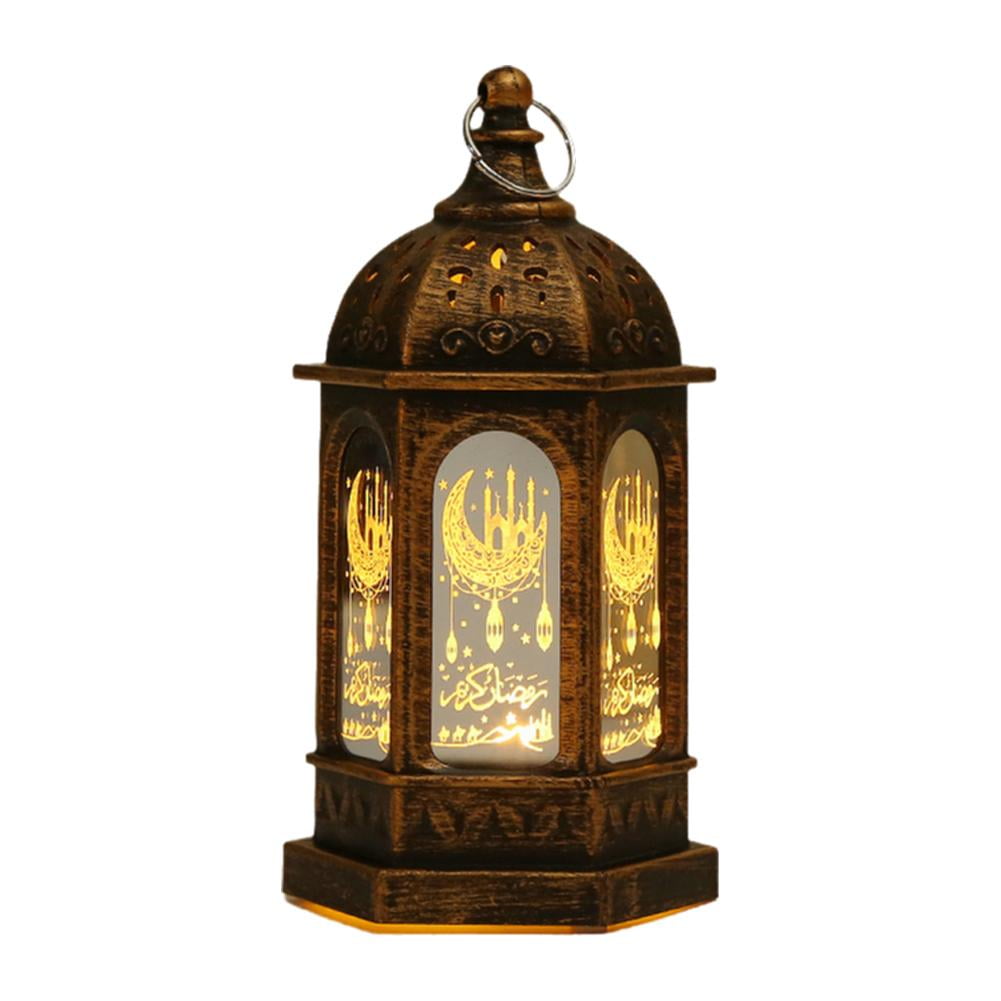 SSKFHGI 2024 New EID Mubarak LED Lights Lamp Party Moon Star Castle ...