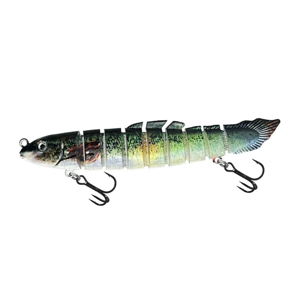 SSKFHGI 4# Green Body Red Fins (D)$Multi-Section Fish Multi-Section ...