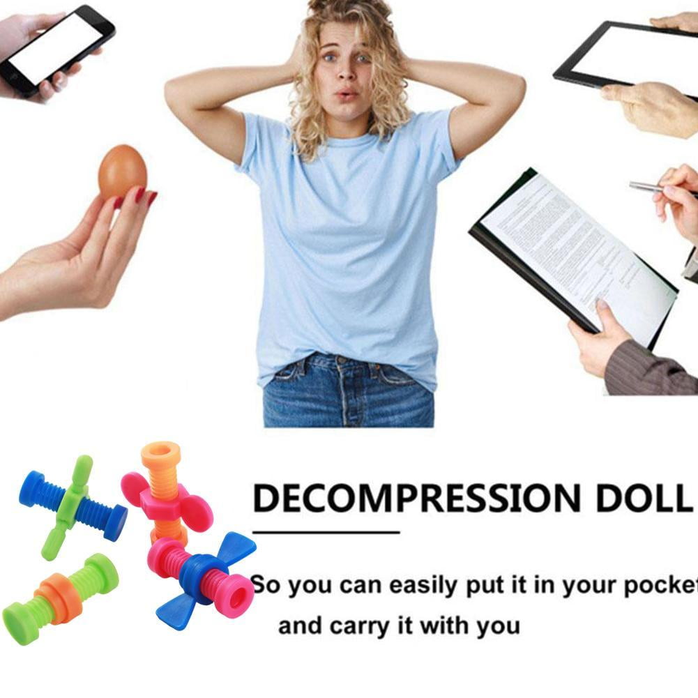 SSKFHGI 4pcs 4 Pieces Toys Fidget Pencil Topper Spinner Plastic Kids ...