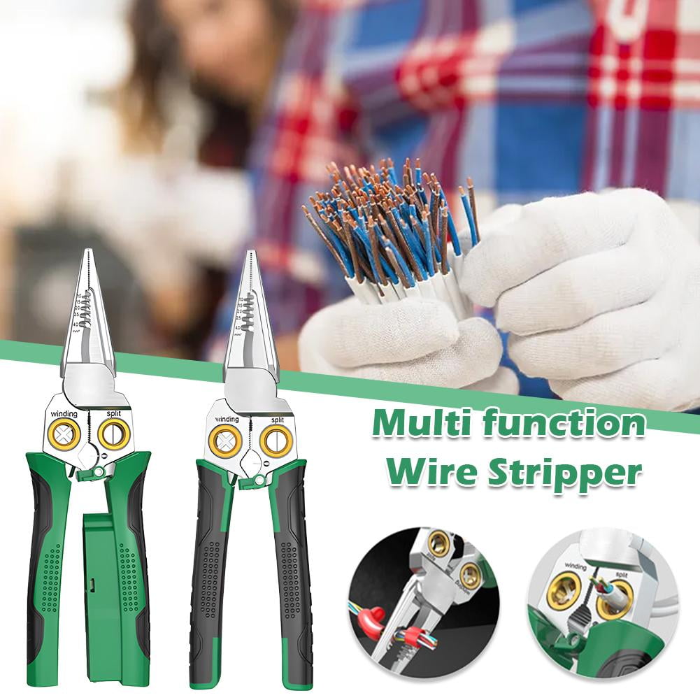 SSKFHGI 7 In 1 Wire Stripping Pliers Multifunctional 8 In 1 Stainless ...