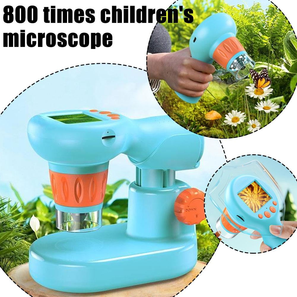 SSKFHGI 800x Childrens Microscope High Definition Microscope Dual ...