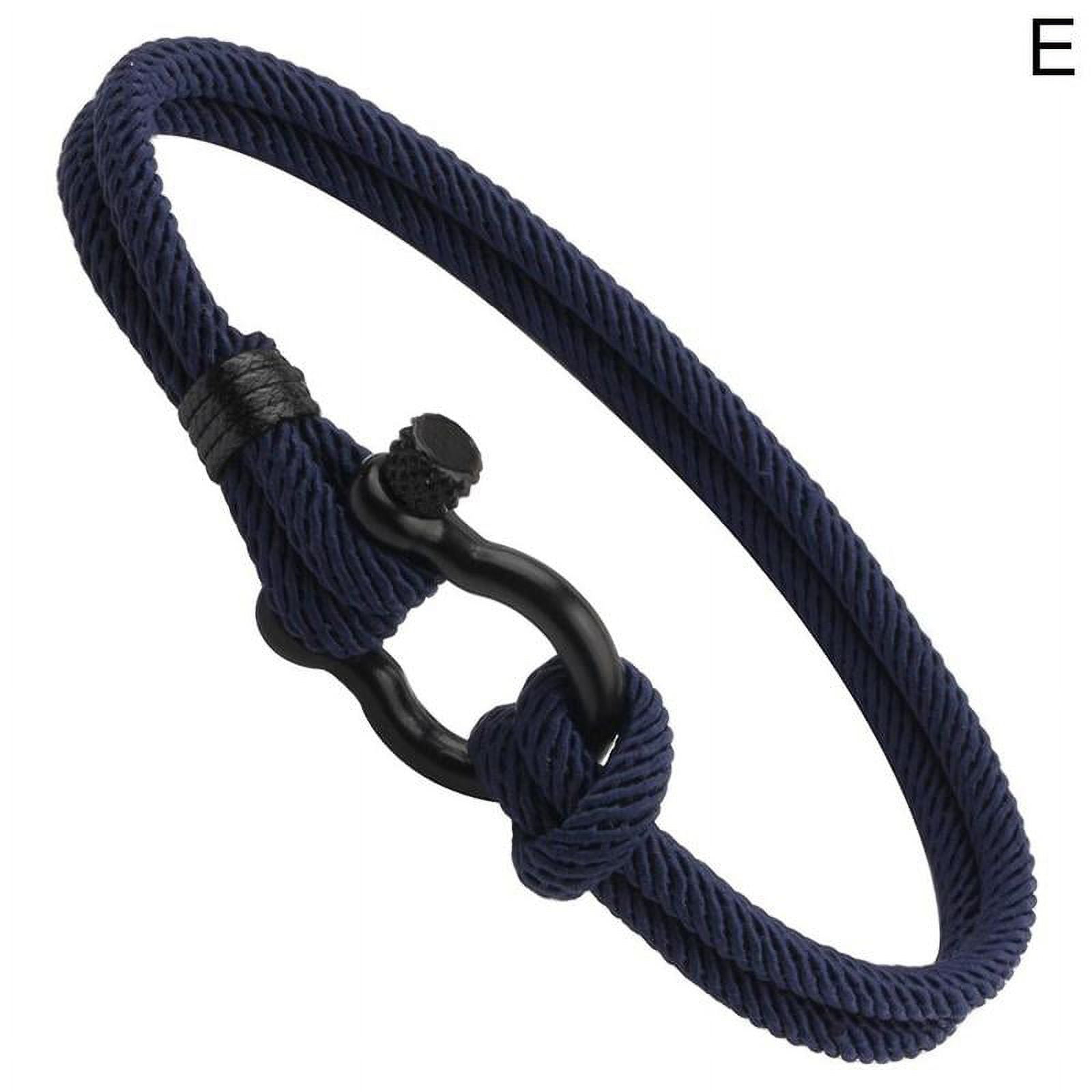 SSKFHGI Beach Style Surfing Milan Rope Bracelet Ushaped Horseshoe Rope ...