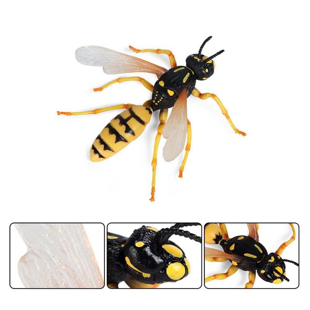 SSKFHGI Bee Children'S Simulation Animal Insect Model Static Solid Bee ...