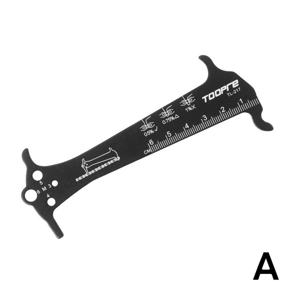 Black Bicycle Chain Measuring Ruler Mountain Road Bike Chain Wear ...