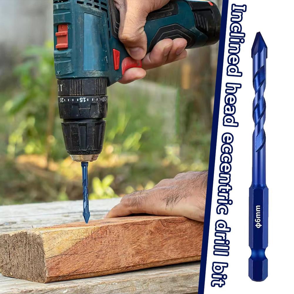 SSKFHGI Blue 8mm Eccentric Drill Bit For Stone, Ceramic Tile, Glass ...