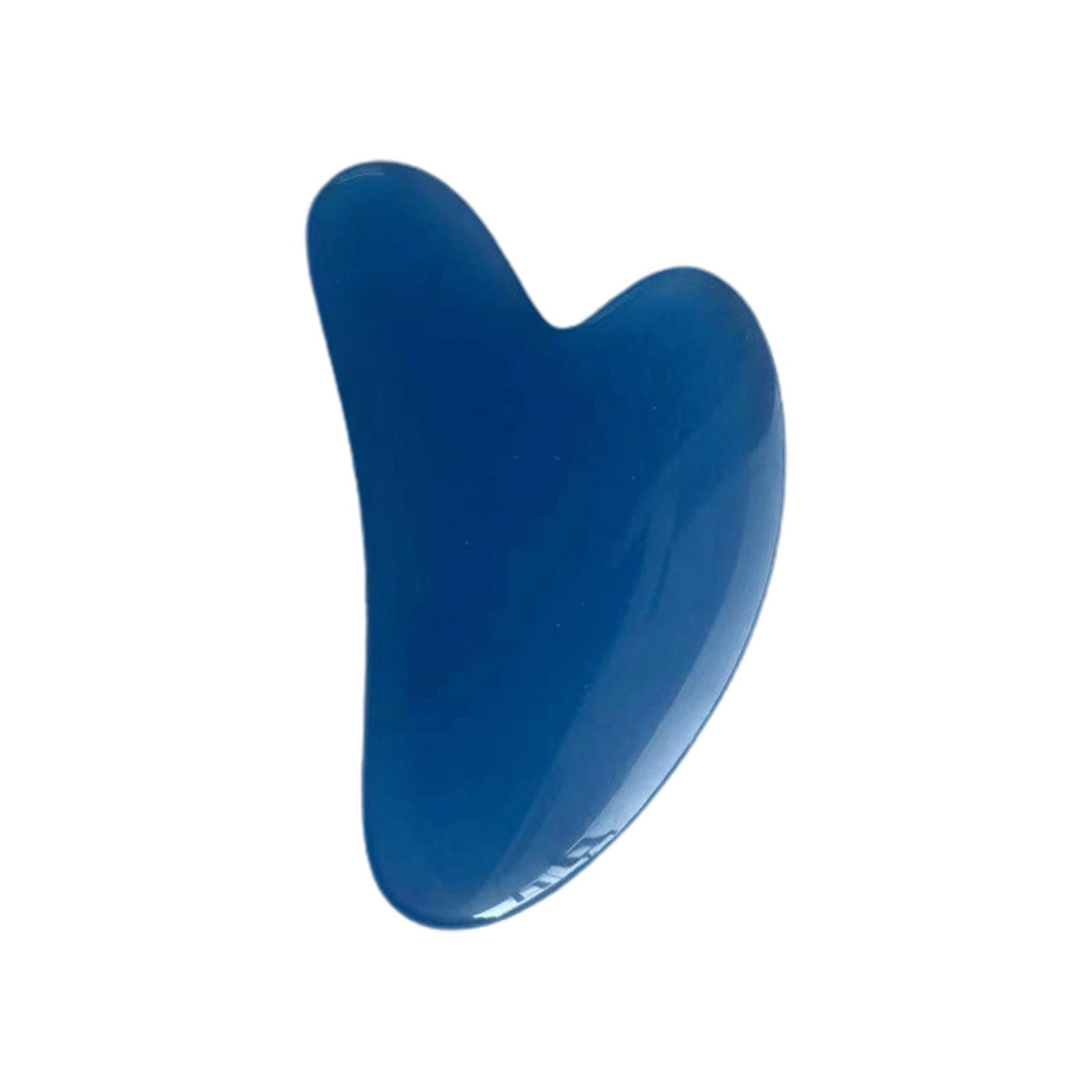 Blue Heart Shape Resin Colored Heart Shape Scraping Tablets For Face ...