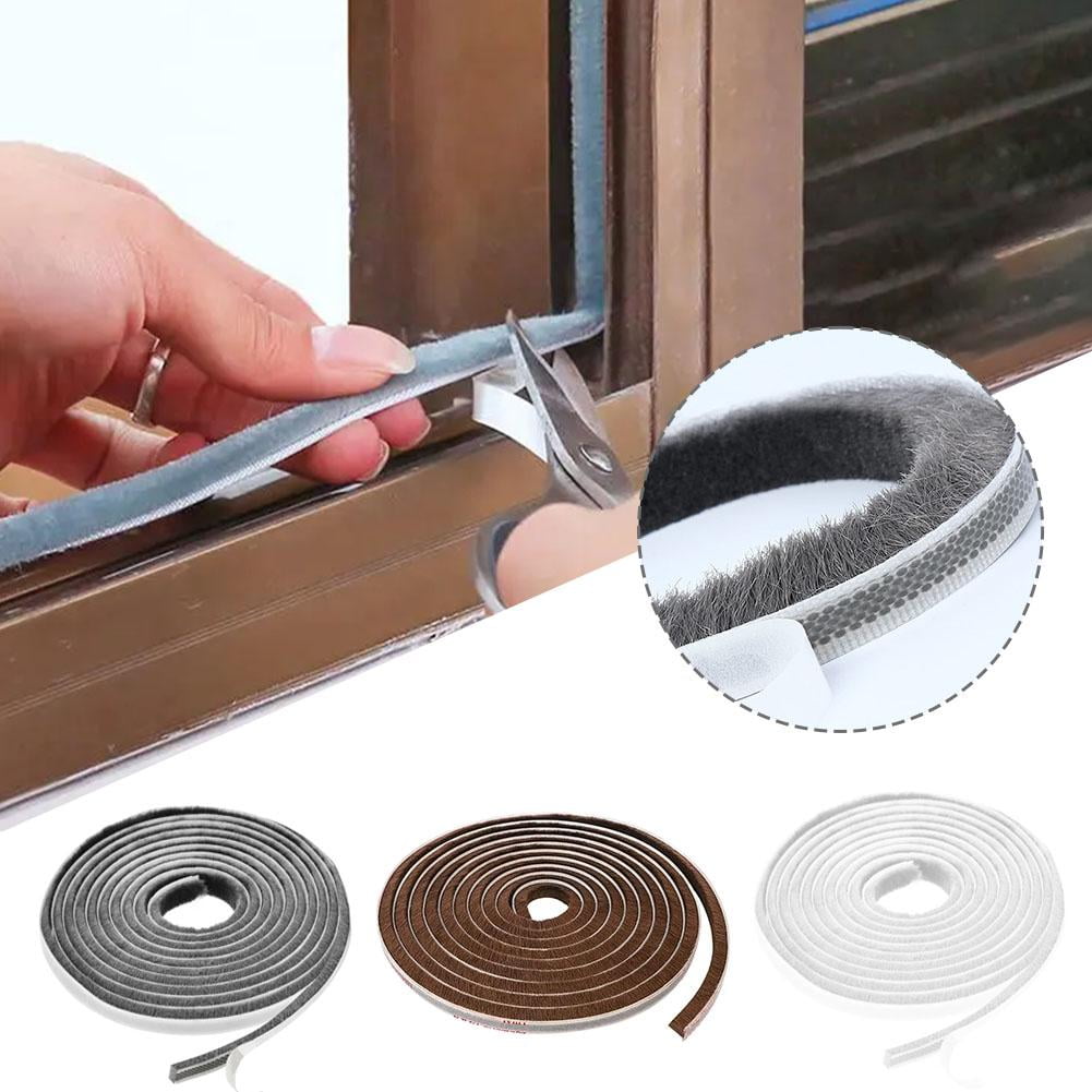 SSKFHGI Brown 10m Aluminum Alloy Door And Window Sealing Strips Self ...