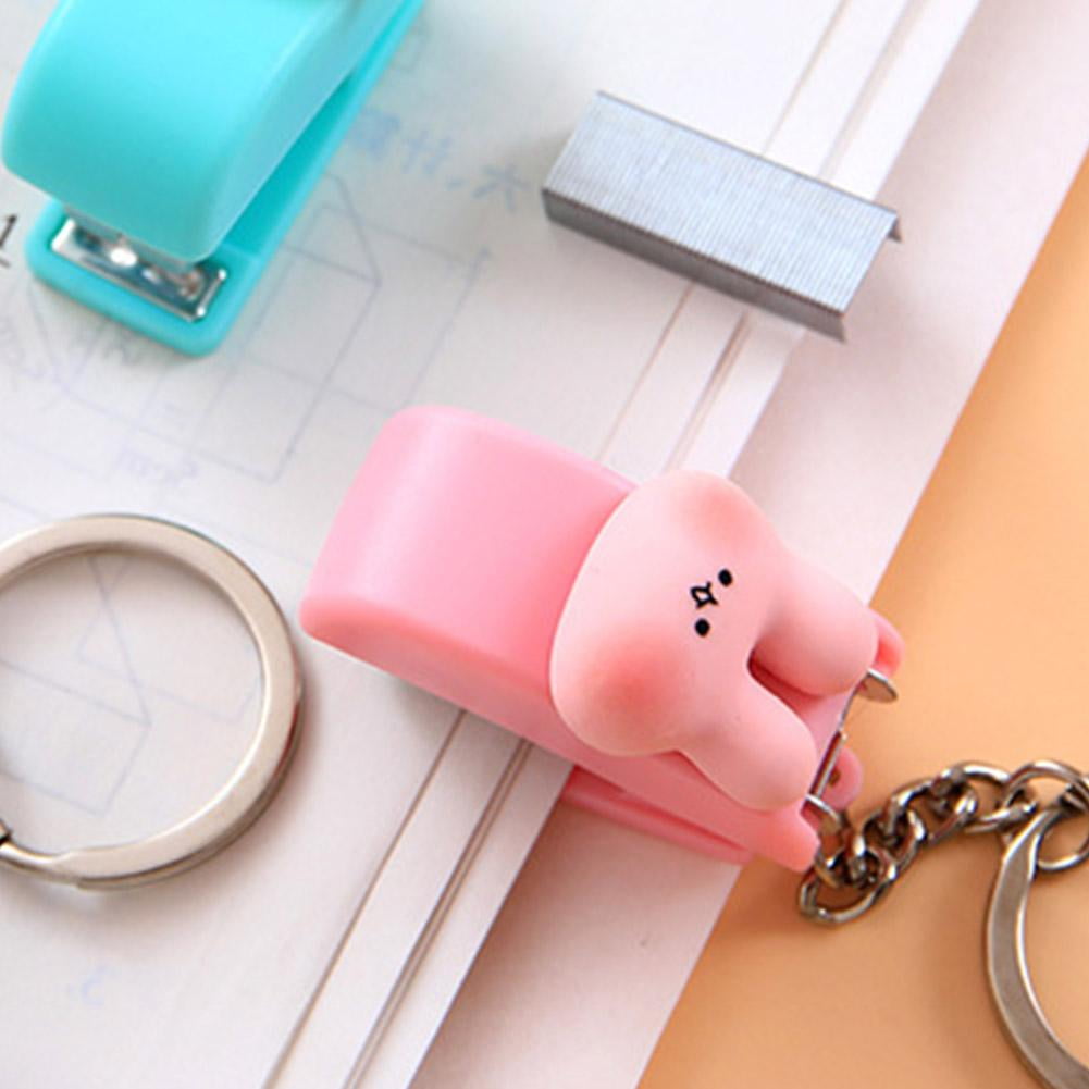 SSKFHGI Bunny Portable Cute Cartoon Mini Small Stapler Creative Student ...