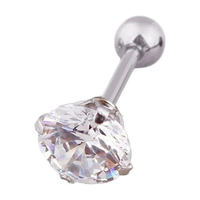 SSKFHGI Cartilage Piercing Push In Pin 4 5 6mm Stud Flat Back Nose ...