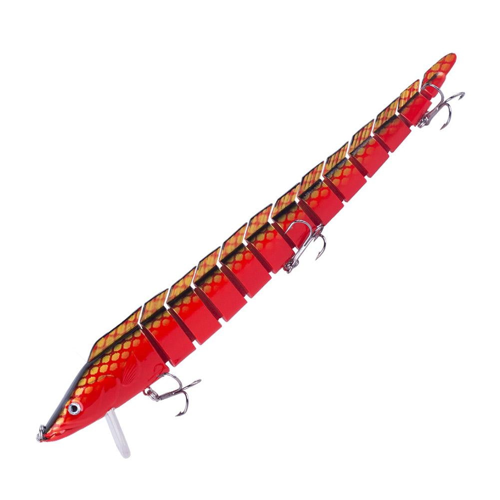 SSKFHGI Cc115-04(D)$New 23Cm 42G Multi-Section Simulation Eel Lure Floating Water Hairtail ...