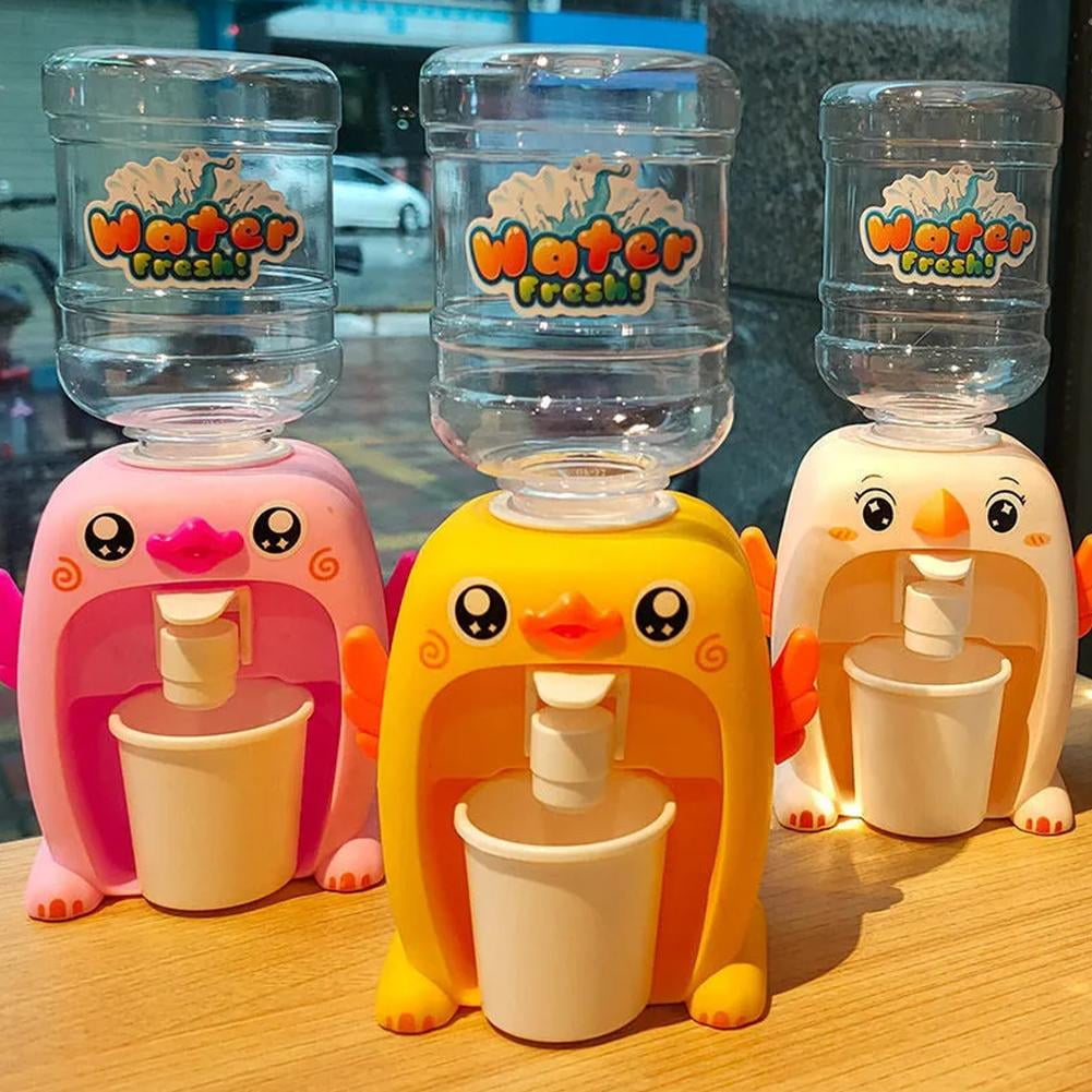 SSKFHGI Childrens Mini Water Dispenser Toy Fun Little Yellow Play Life ...