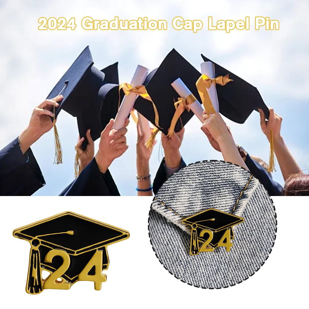 SSKFHGI Class of 2024 Graduation Cap Pin Metal Fashion Versatile Brooch ...
