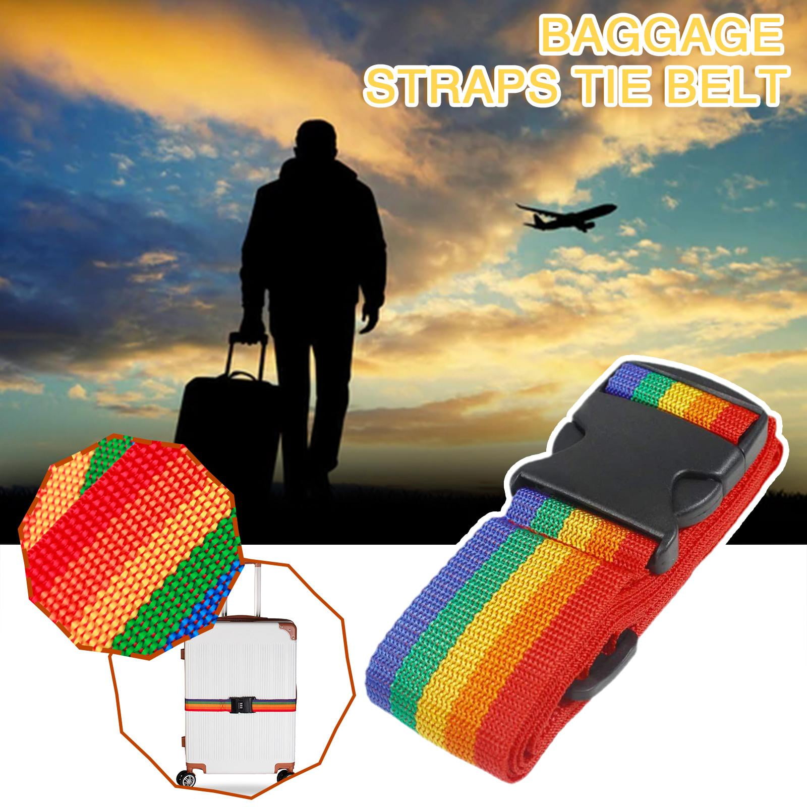 SSKFHGI Colorful Suitcase Straps Travel Suitcase Webbing Suitcase ...