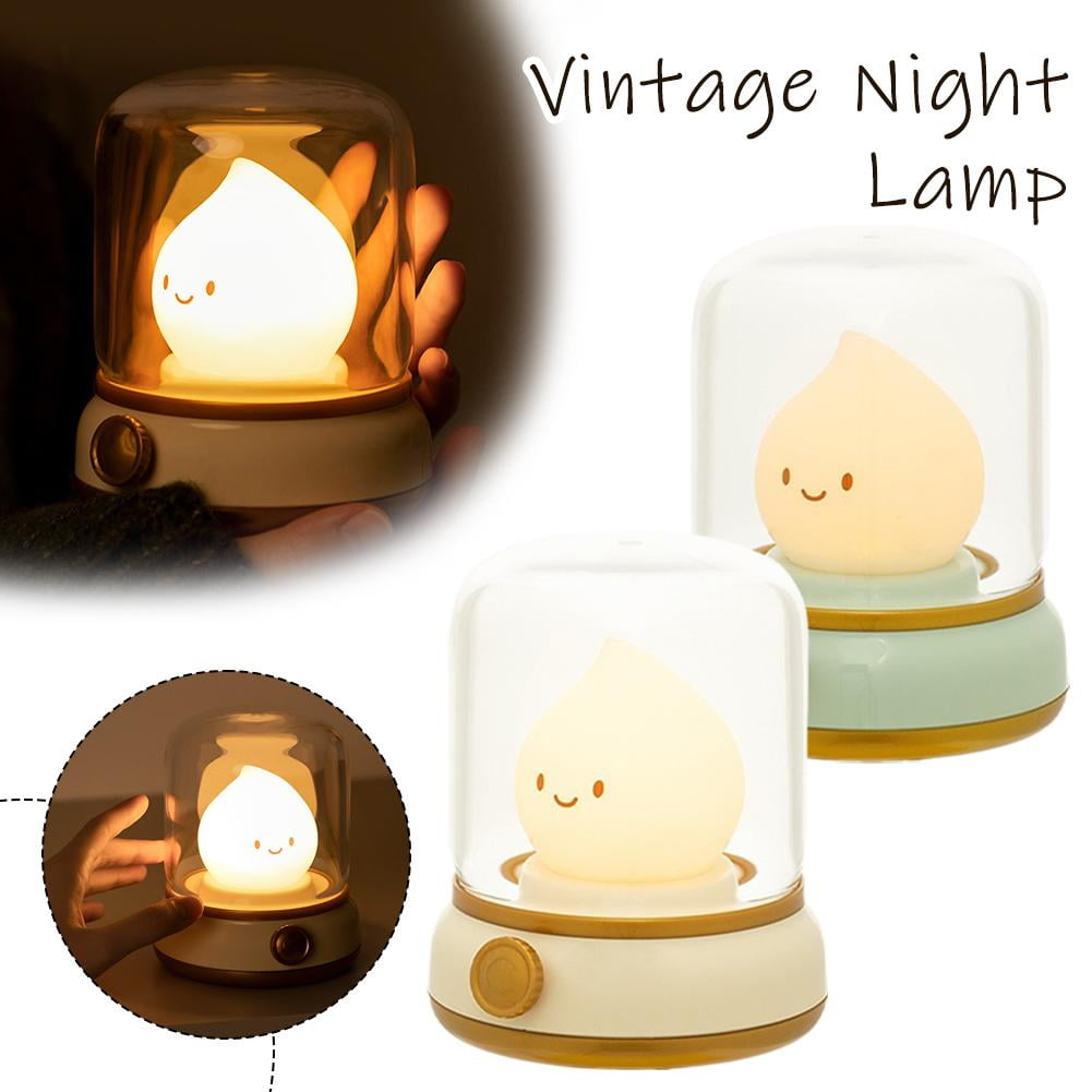 SSKFHGI Cute Chibi Flame LampGhost Campfire Night LightCozy Lights ...