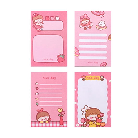SSKFHGI Cute and Sweet Sticky Notes Fashionable and Unique Cartoon ...