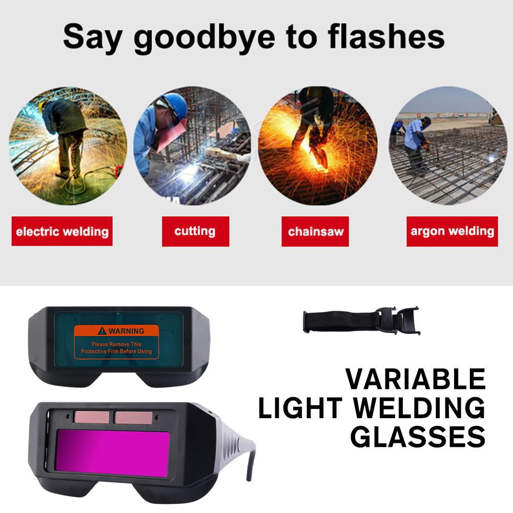 SSKFHGI Dimming Glasses Classic Welding Glasses Automatic Dimmable ...