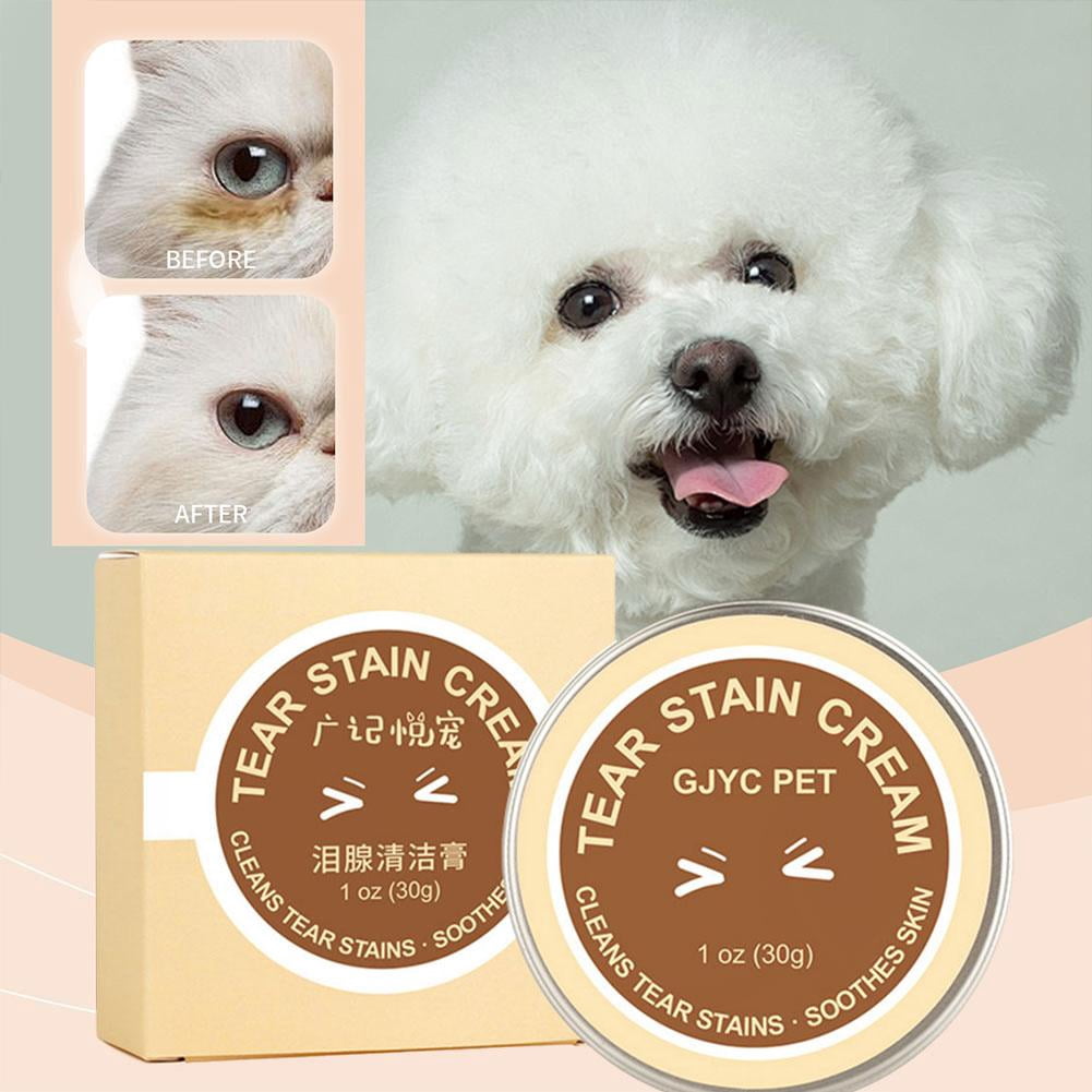 SSKFHGI Dog Eye Tear Stain Gunk Remover Natural Pet Gentle Clean Wipe ...