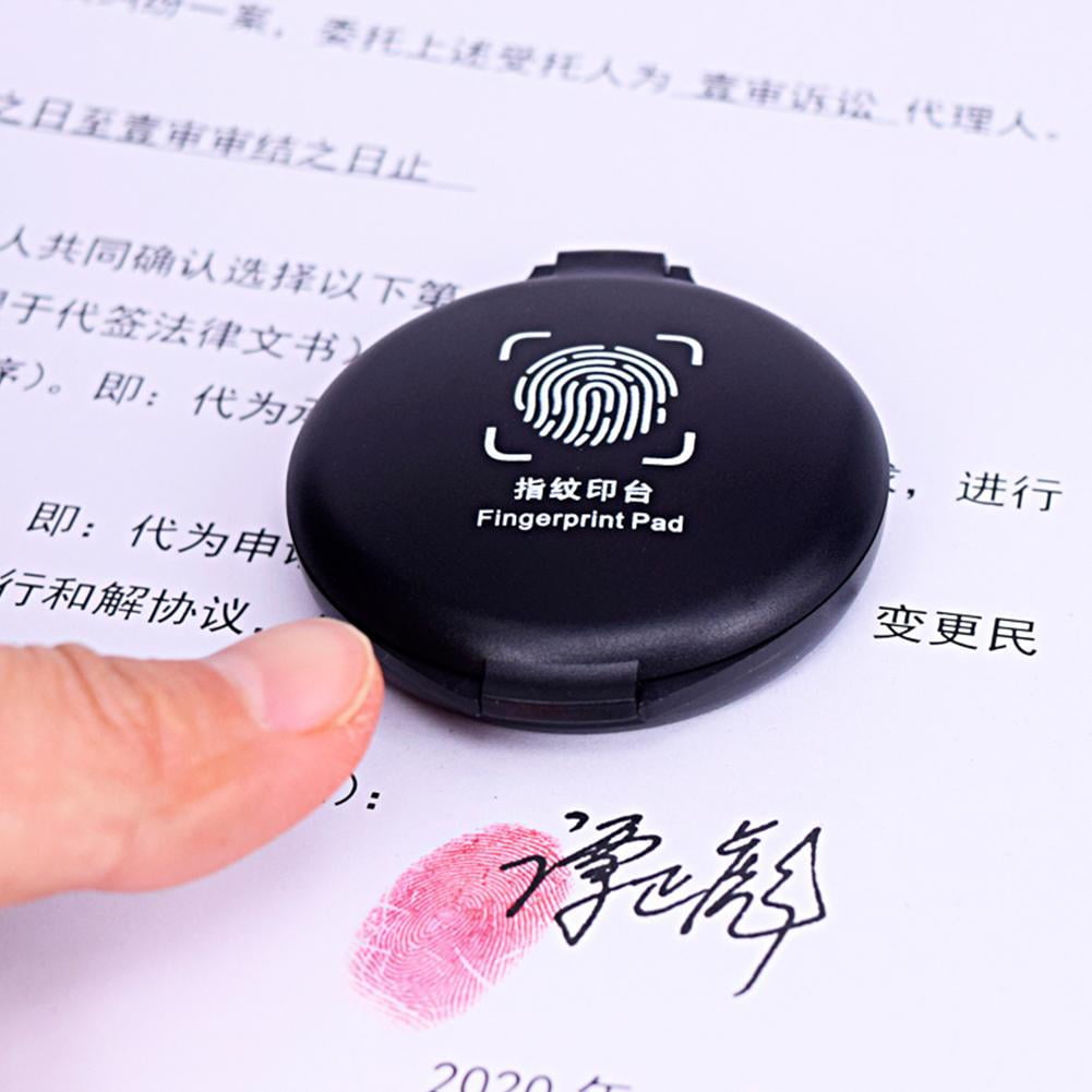 SSKFHGI Fingerprint Ink Pad Thumbprint Ink Pad For Notary ...