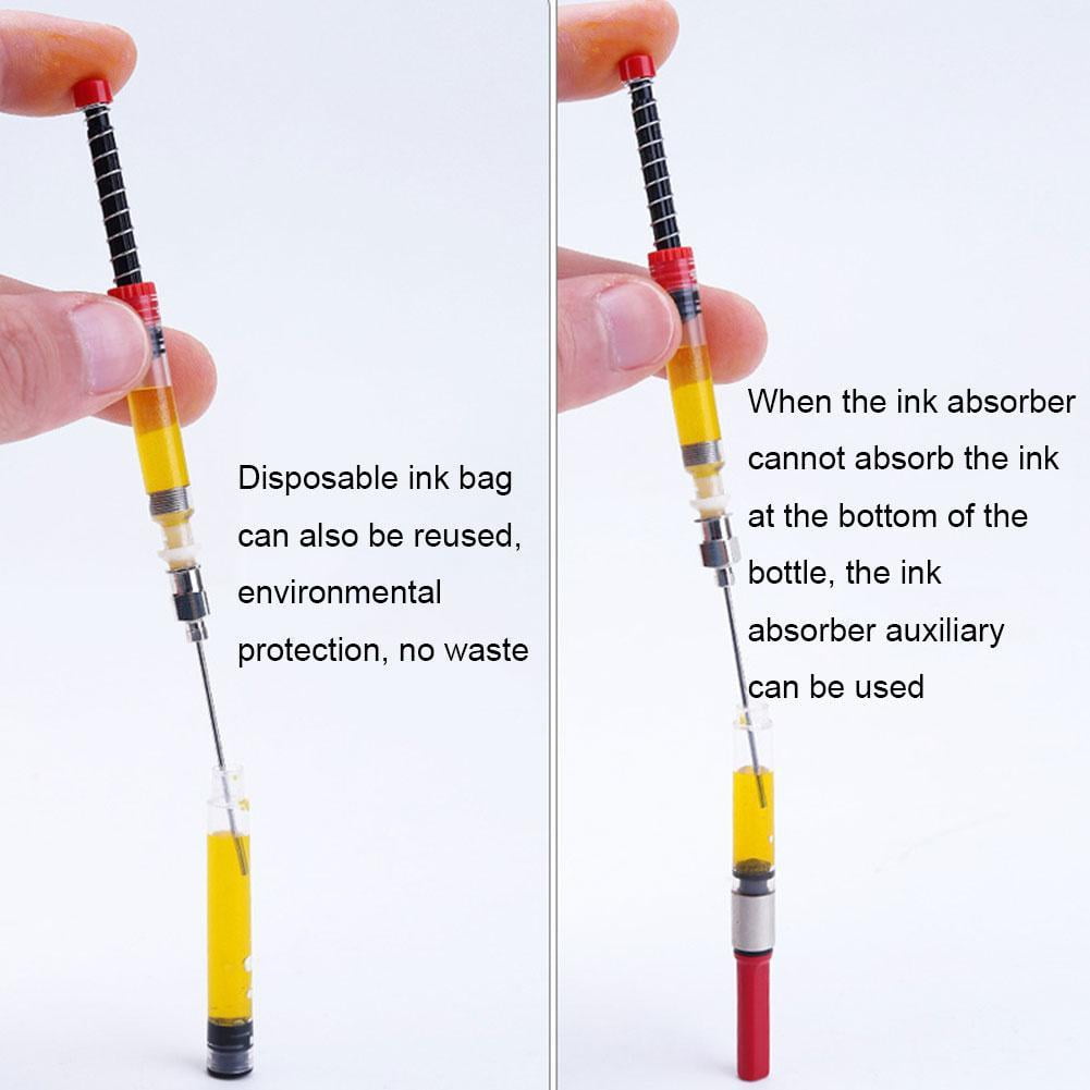 SSKFHGI Fountain Pen Spring Ink Auxiliary Absorber Syringe For ...