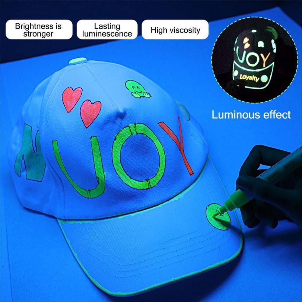 SSKFHGI Glowing in The Dark Marker Pen DIY Graffiti Fluorescent Pen NEW ...
