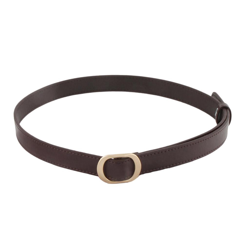 SSKFHGI Golden Button Belt with Hole for Pairing with Jeans Or Dresses ...