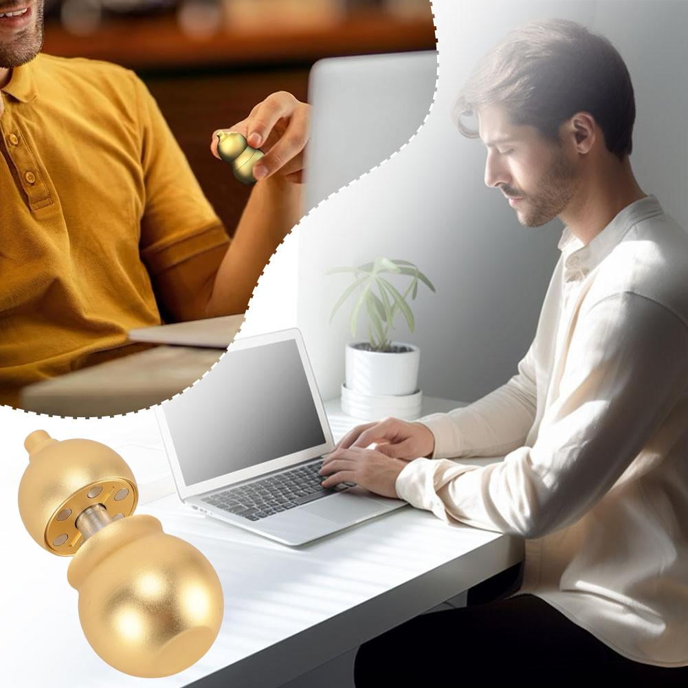 SSKFHGI Gourd Fidget Toys 3 in 1 Metal Fidget Slider Fidget Clicker ...