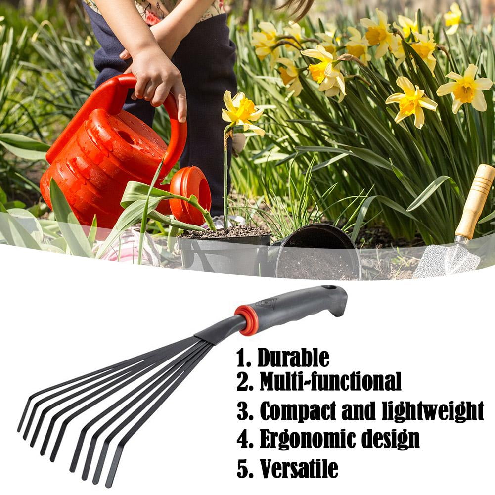 SSKFHGI Grass Rake Flower Planting Tool Small Rake Agricultural Sea ...