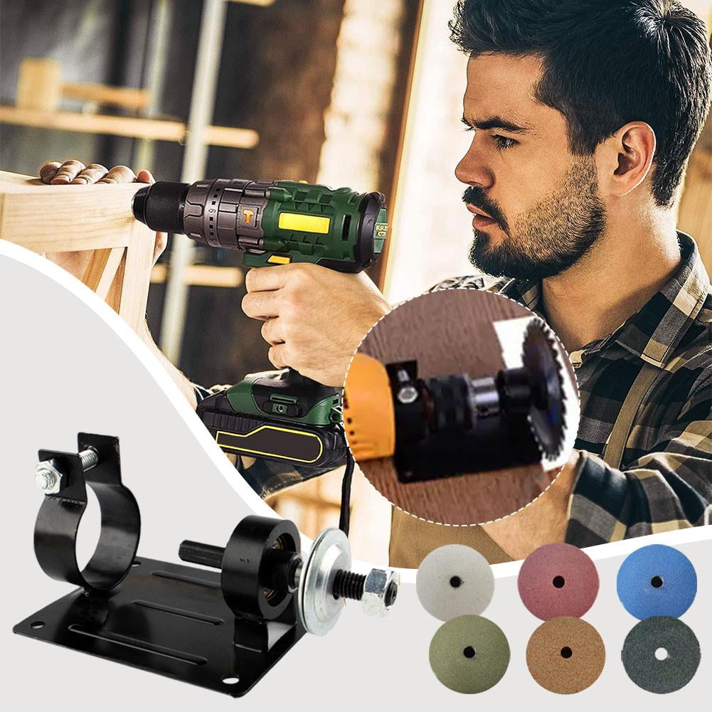 SSKFHGI Gray Grinding Wheel Electric Drill To Grinder Base Hand Drill ...