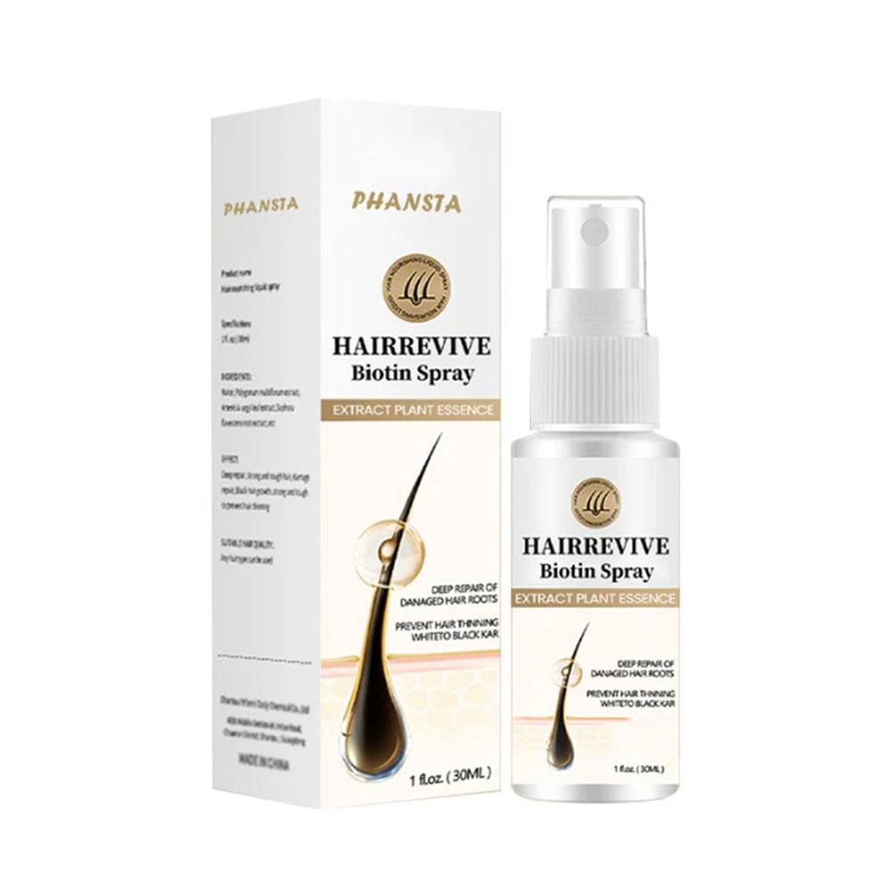 SSKFHGI HAIRREVIVE Biotin Spray 1OZ Hair Thickening Spray for Thin Hair ...