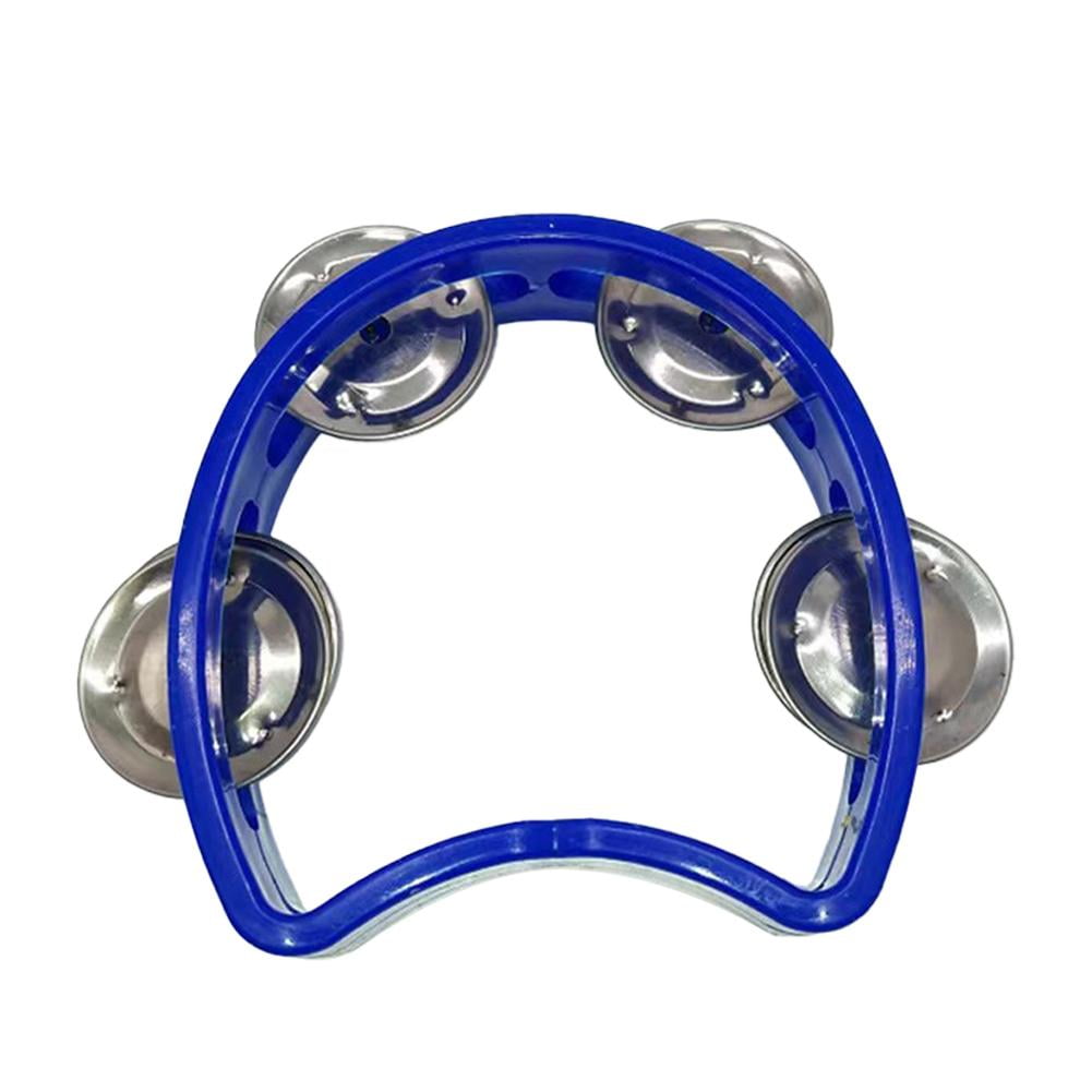 SSKFHGI Hand Held Tambourine Metal Bell Plastic Percussion for KTV ...