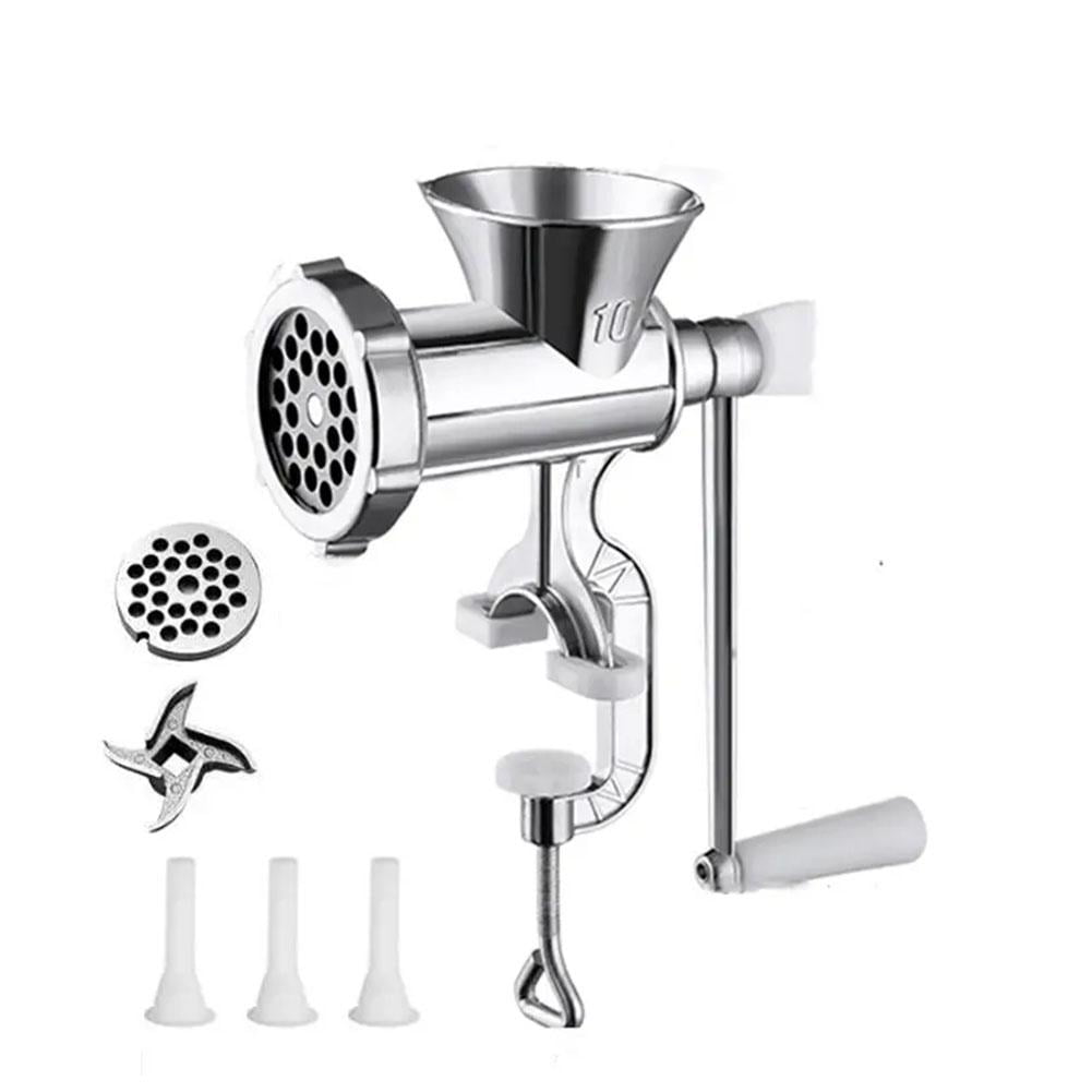 SSKFHGI Hand Operated Meat Mincer Heavy Duty Grinder Manual Hand ...