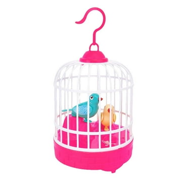 MeetYTOYS Toy Bird Cage for Kids, Electric Voice-activated Animals Toy ...