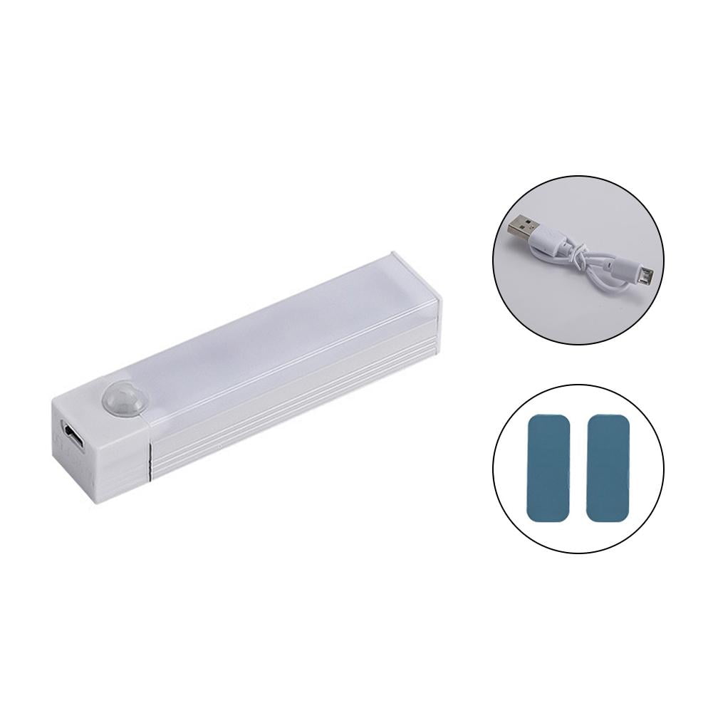 SSKFHGI LED Motion Sensor Strip Lights USB Rechargeable Magnetic Under ...