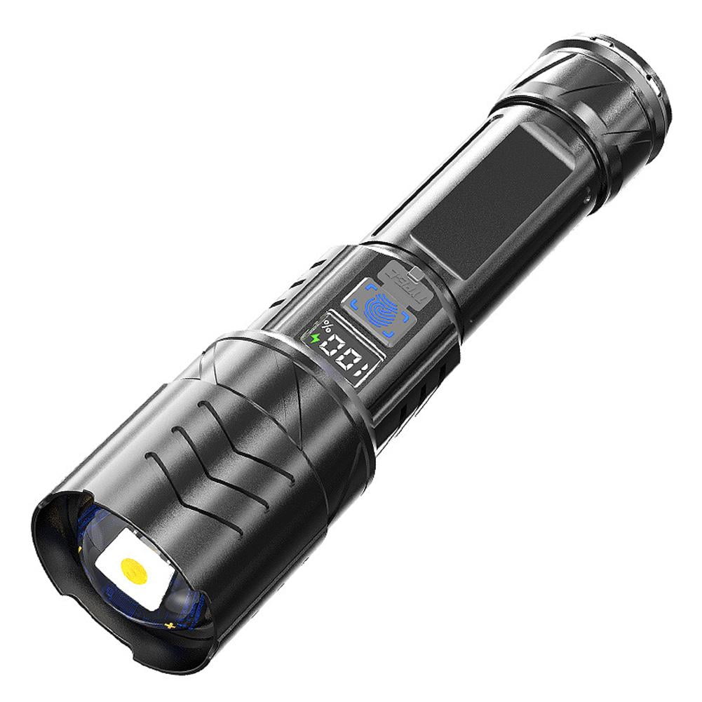 SSKFHGI LED Ultralong Distance Flashlight Telescopic Zoom USB ...