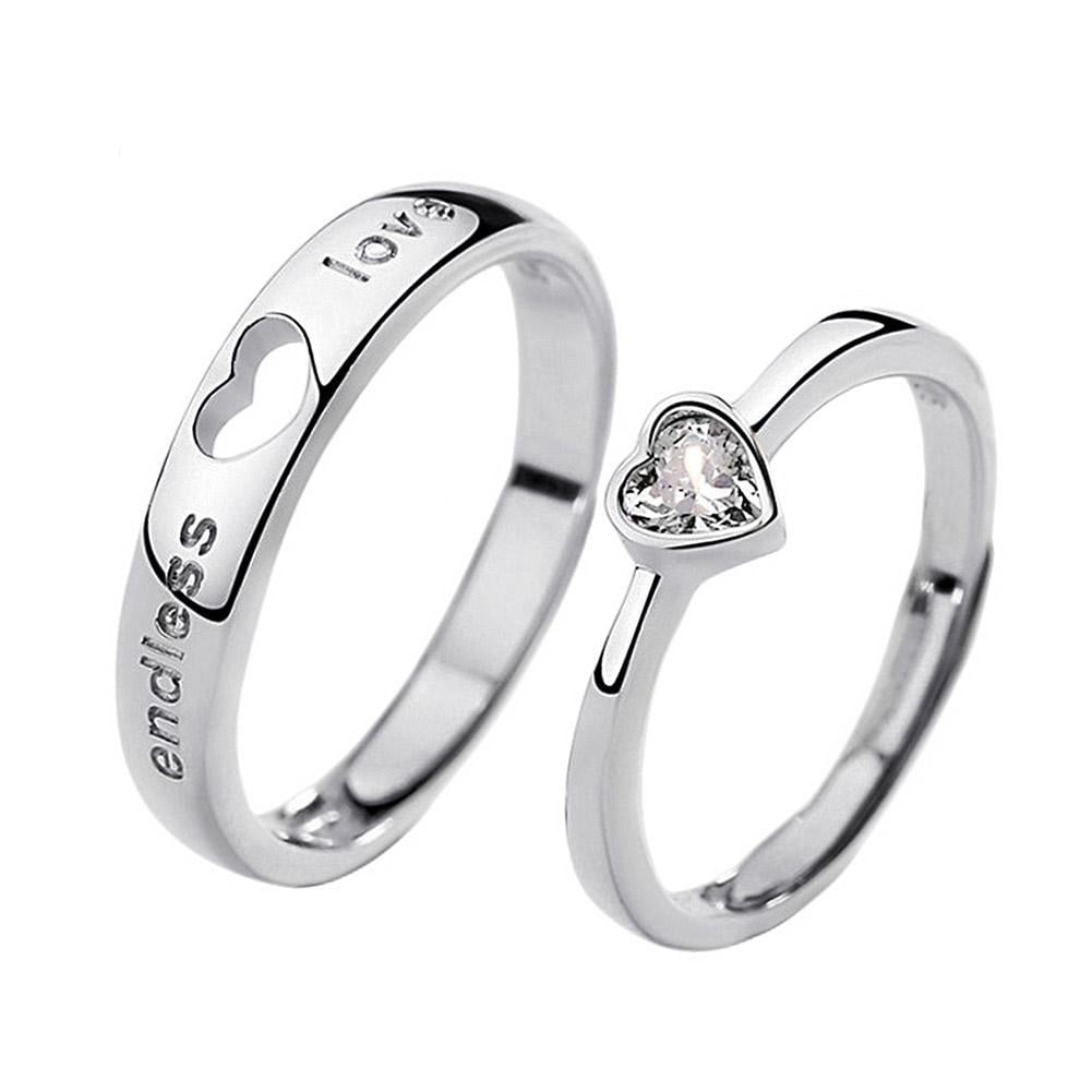 SSKFHGI Men'S And Women'S Pair Of Adjustable Openings For Eternal Love ...
