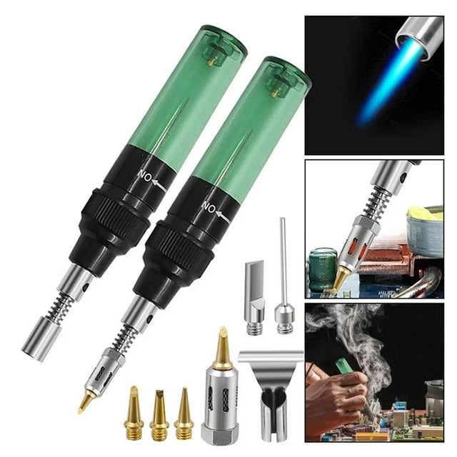 SSKFHGI Mini Gas Blow Torch Soldering Butane Cordless WeldingPen Burner ...