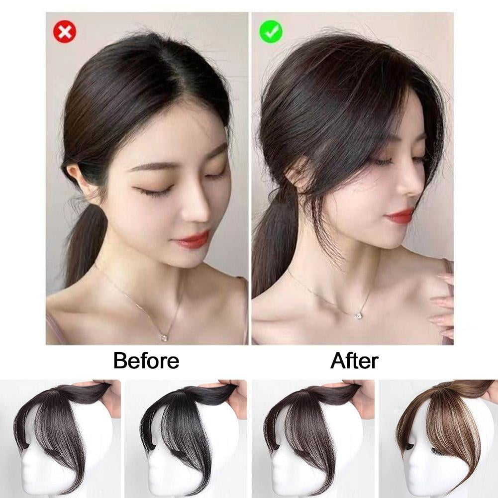 SSKFHGI Natural Black (3d Eight-Character Bangs) Eight-Character Bangs ...