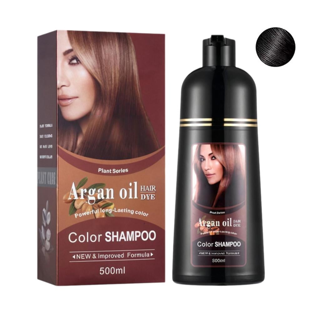 SSKFHGI Natural Permanent Instant Fast Hair Dye Color Shampoo with ...