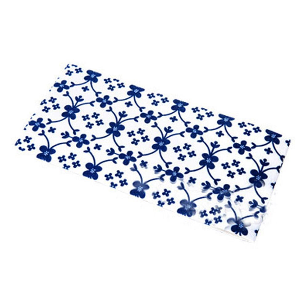 SSKFHGI Navy Blue Small Flower Self-Adhesive Sink Waterproof Sticker ...