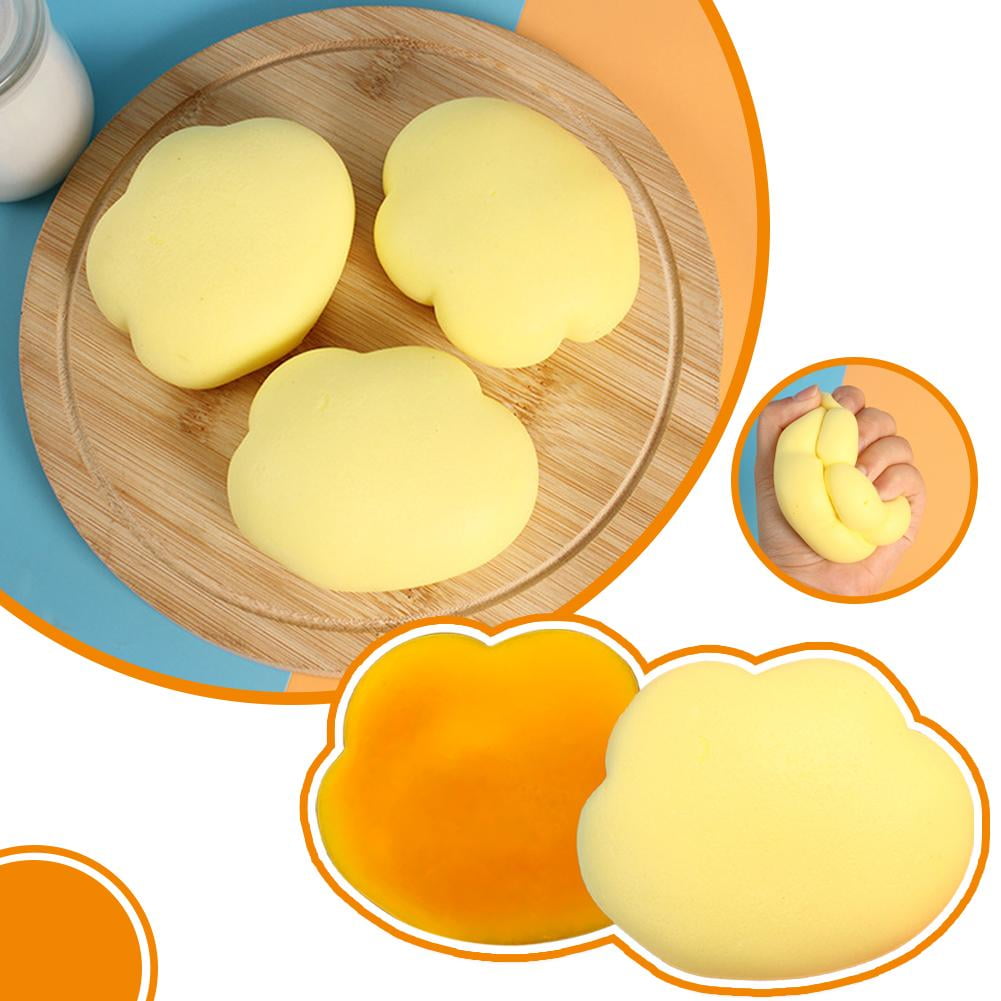 SSKFHGI Original Embryo Color Cloud Bread (1 Piece) Domestic Cloud Bread Slow Rebound Suck ...
